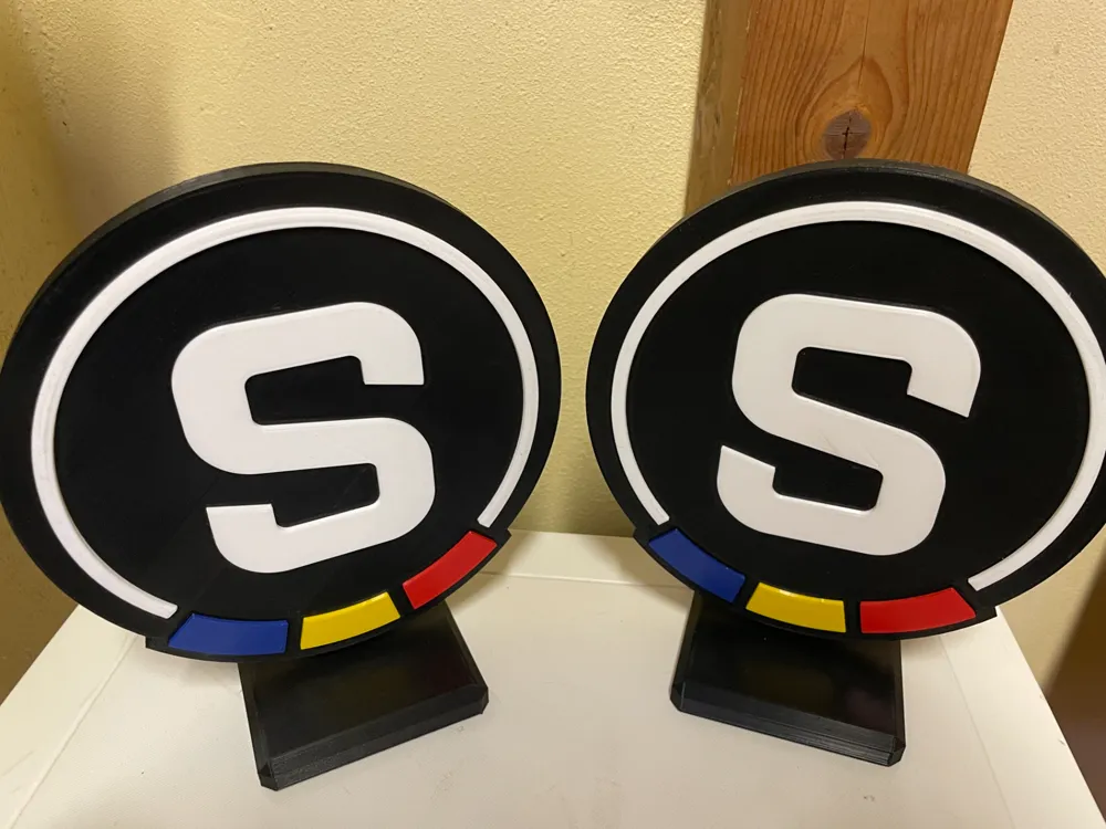 Sparta Praha logo on stand by skeymo - MakerWorld