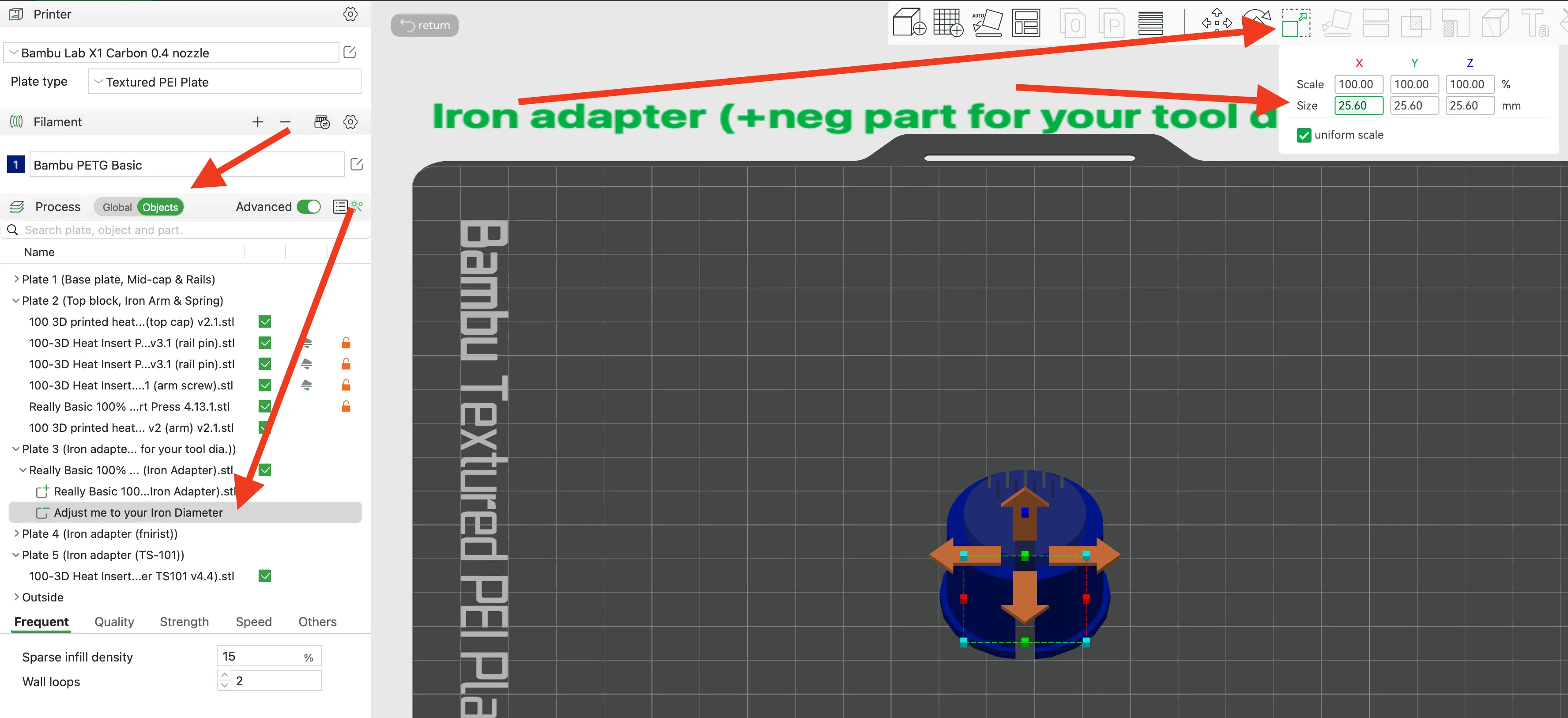 100% 3D Printed Heated Insert Press (HIP) v2 by MajesticSanta.com ...