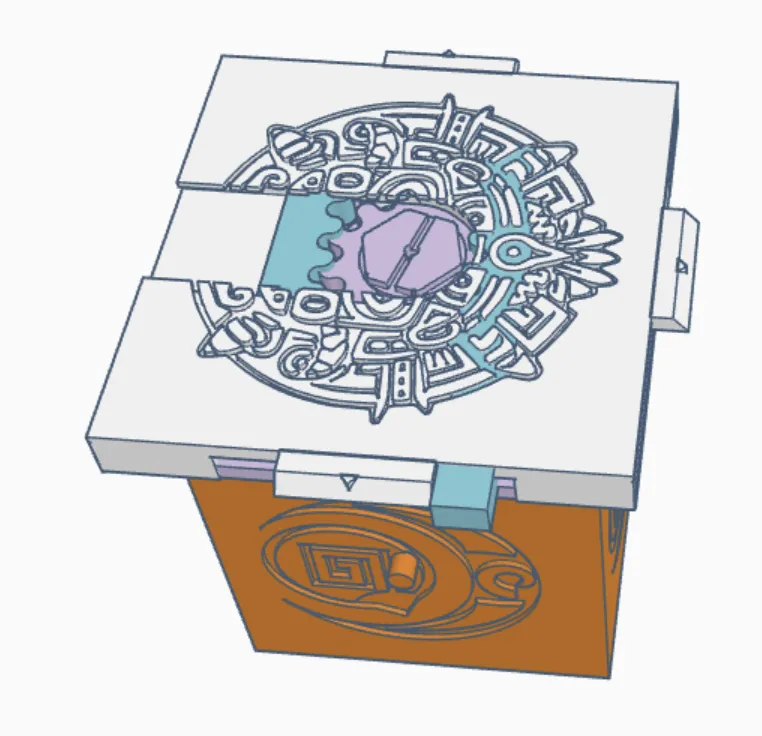 Aztec Dual Lock Box Now with Stand by Miner On Demand - MakerWorld