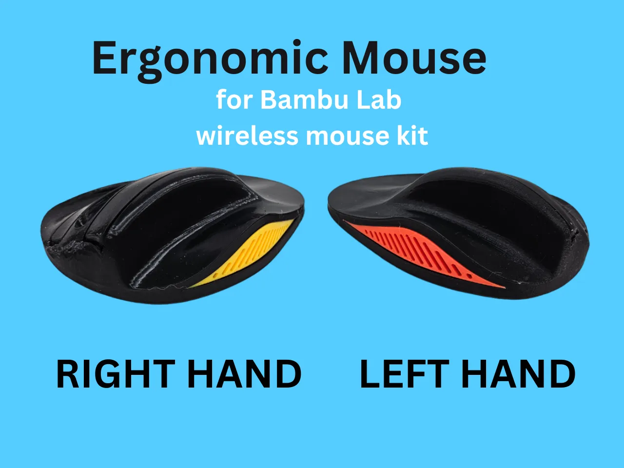 ERGO MOUSE - LEFT/RIGHT HAND - A1, P1 & X1 by Darren 3d print ...