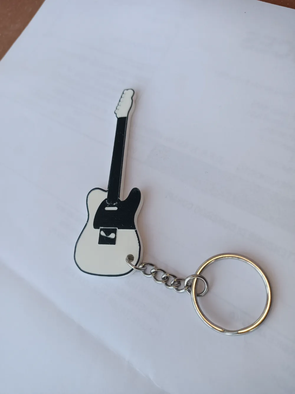 Telecaster Keychain by KappaDelta - MakerWorld