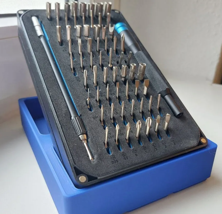 Gridfinity IFIXIT Mako Precision Bit Set - 4x3x5 by user_4236269601 - MakerWorld
