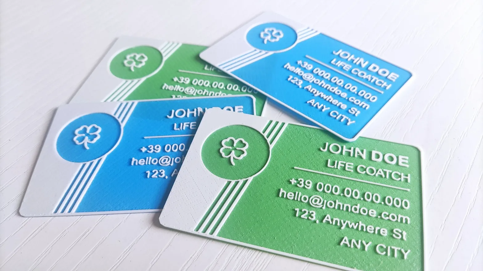 Parametric business card - Free 3D Print Model - MakerWorld