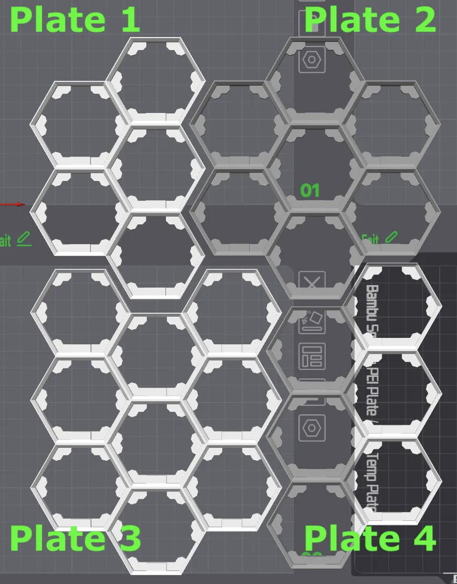 Hextraction Super Board Game - Grid for A1 mini Remixed by DomPerignon ...
