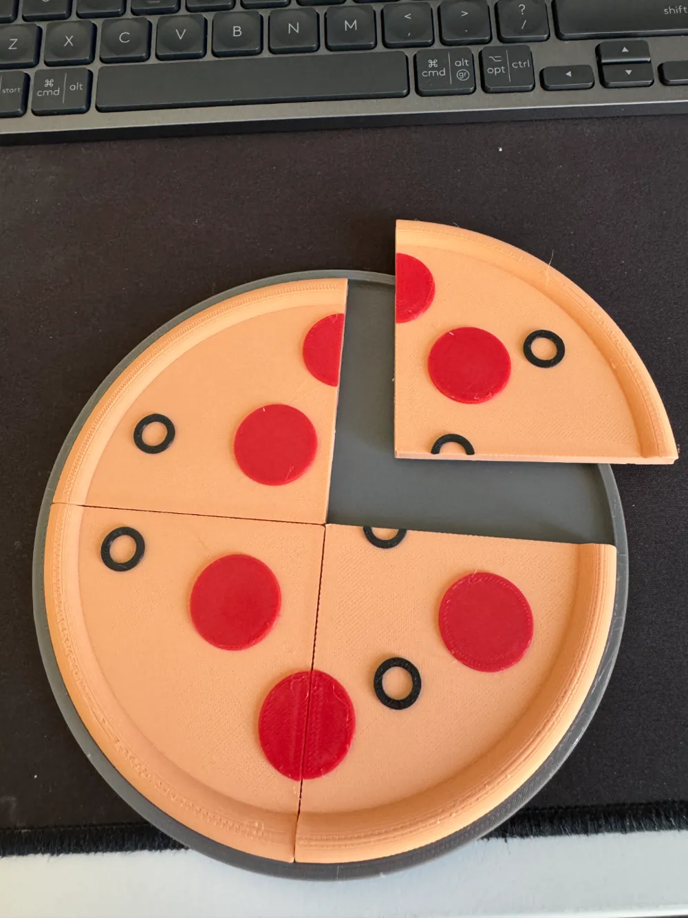 Pizza Toy Slices with Plate by OliPix Creative Lab by Rodolfo Sa ...