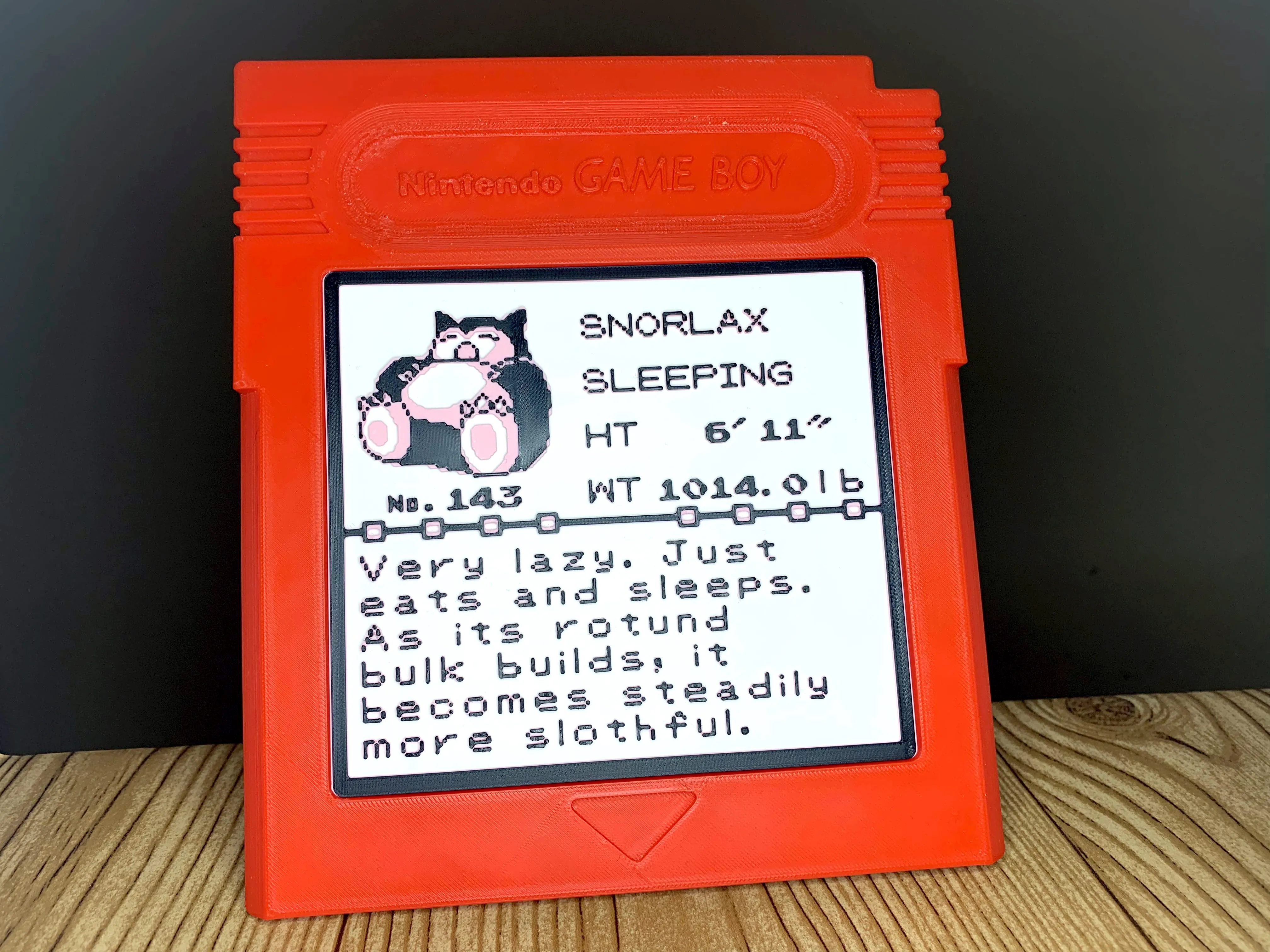 Pokemon Pokedex Snorlax by CraftyFox3D MakerWorld: Download Free 3D Models