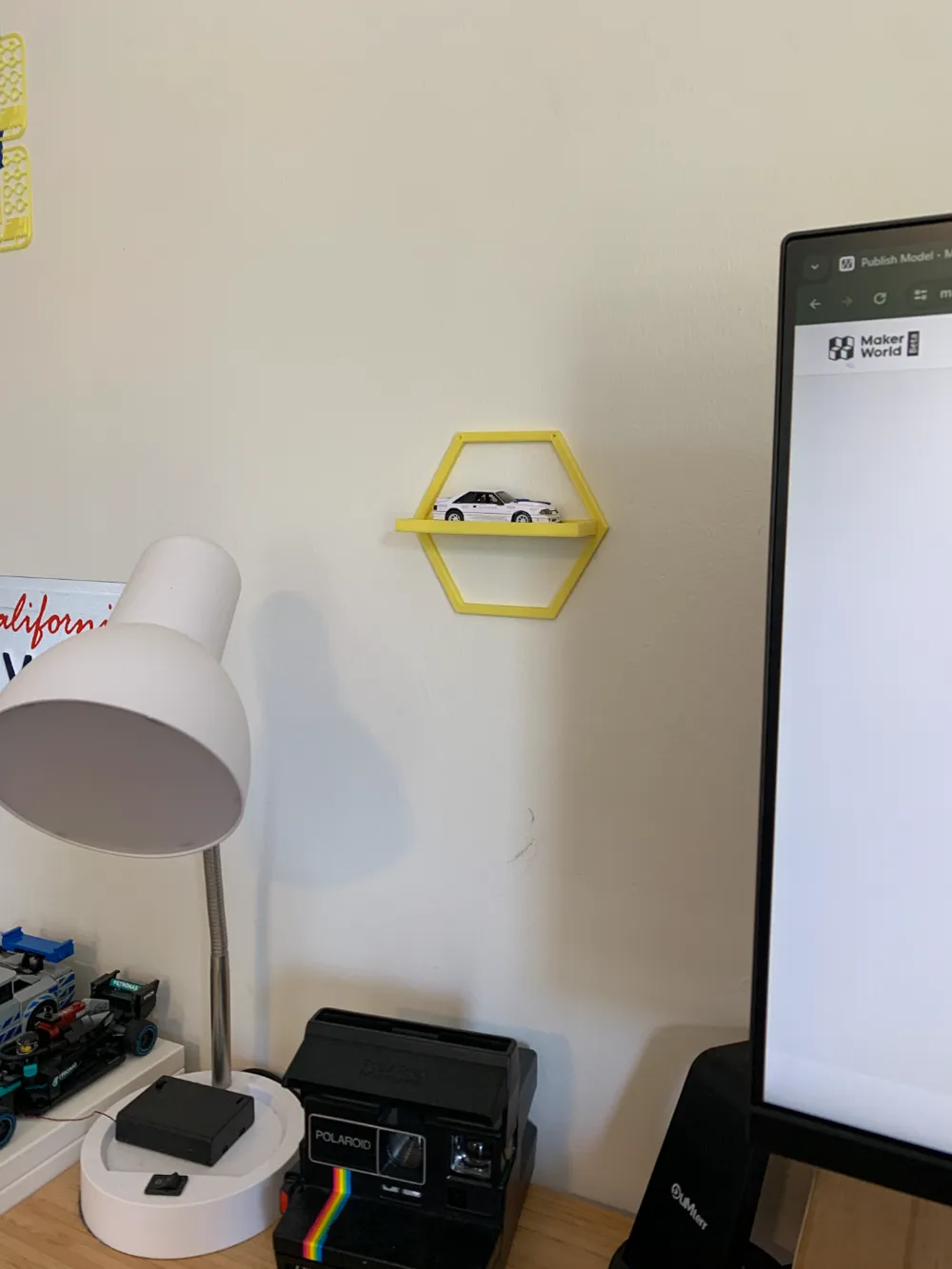 1:64 Model Car Wall Display by Byte-sized Stem - MakerWorld