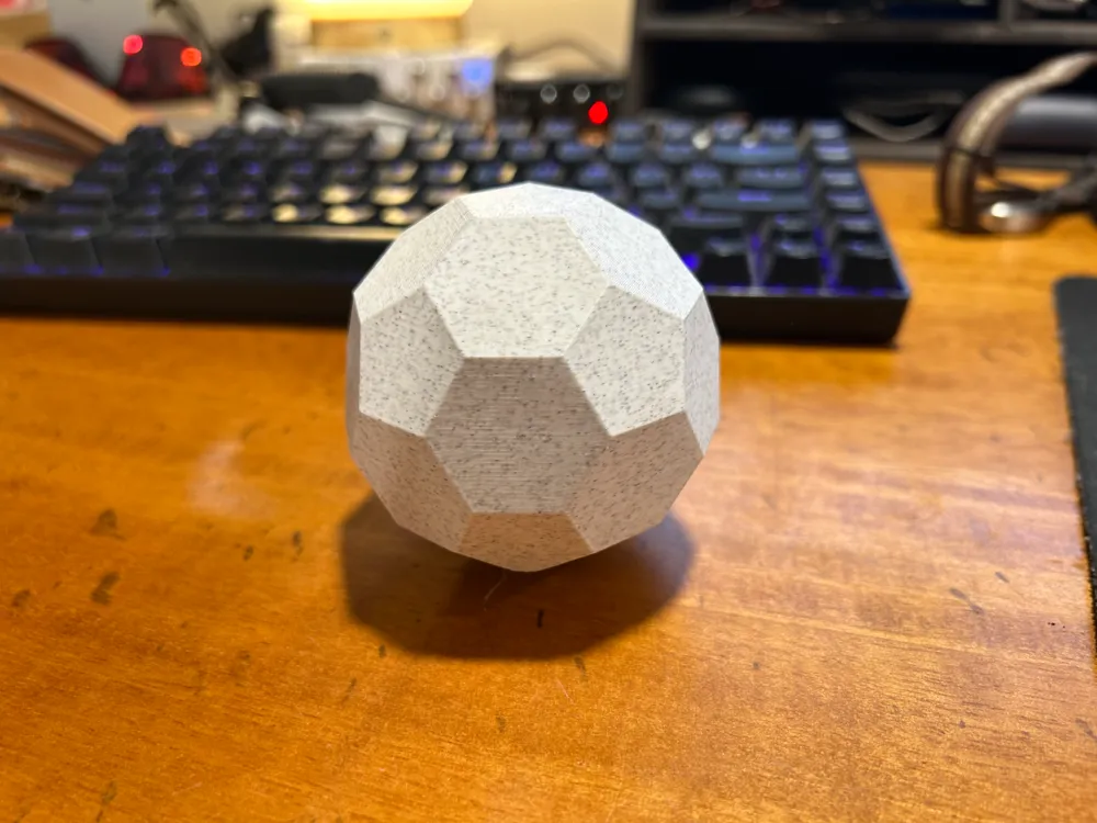 truncated icosahedron by 3DJoe - MakerWorld