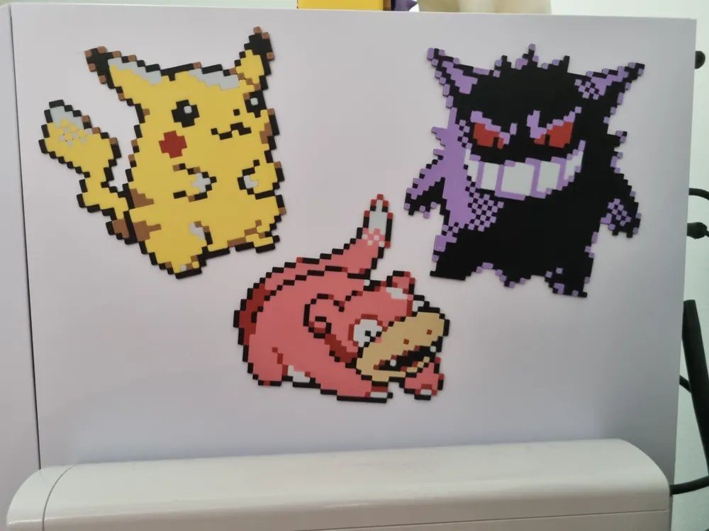 Gengar Pixel Art - No AMS Required! by MudkipDoom - MakerWorld