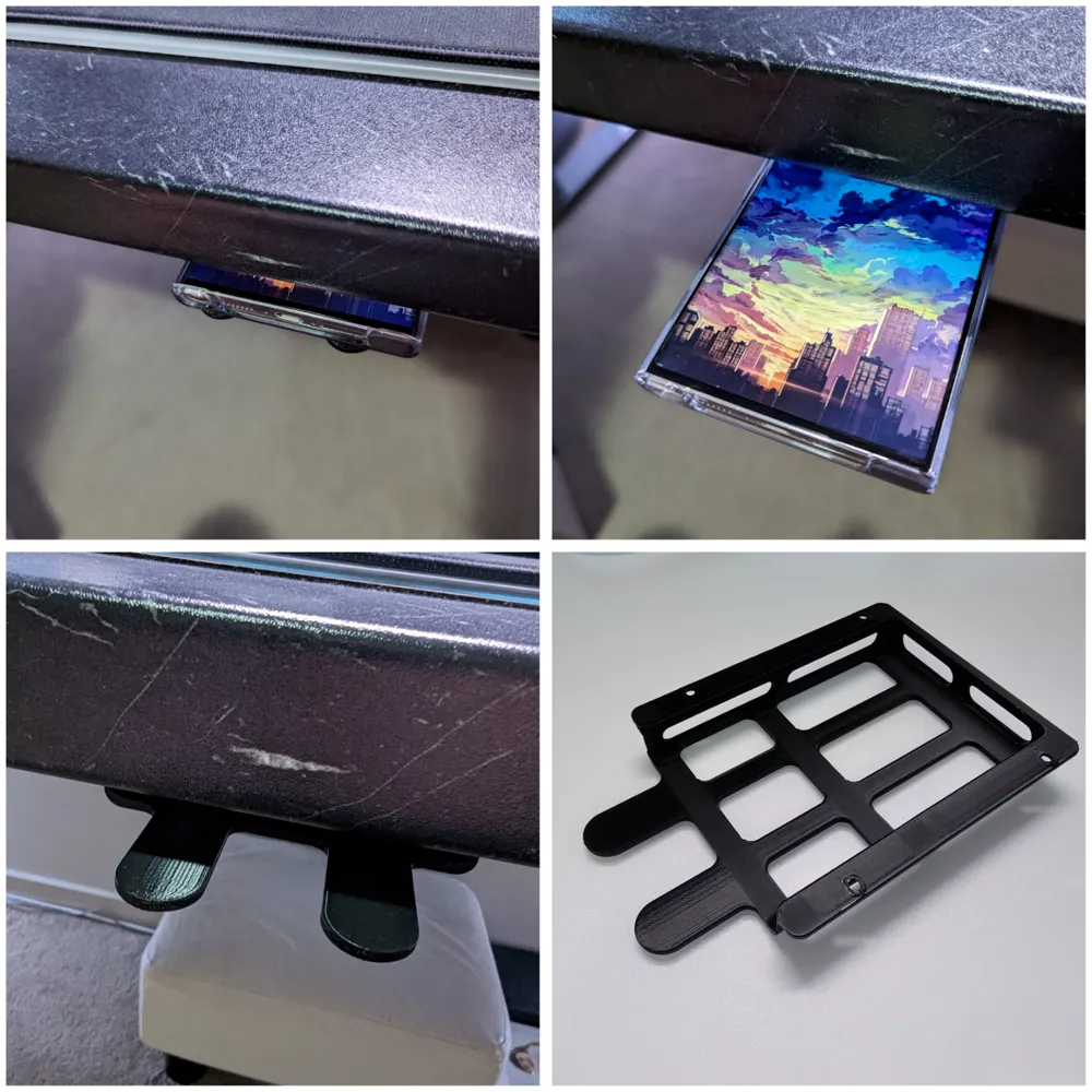 Under Desk Phone Holder by kennkennykenken - MakerWorld