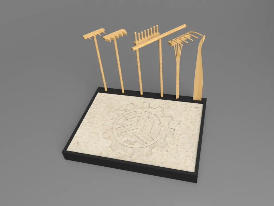 Zen Sand Tools - Free 3D Print Model - MakerWorld