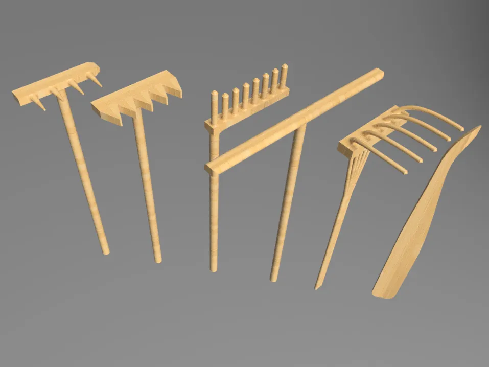 Zen Sand Tools - Free 3D Print Model - MakerWorld