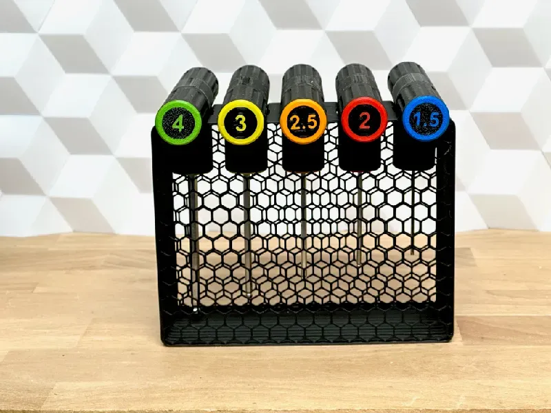 Hex-key T-Handle Stand (simple, multiple sizes) by GlennovitS 3D ...