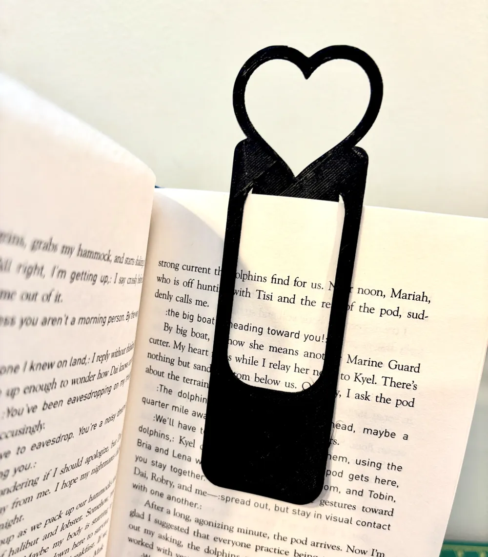 Love Heart Bookmark by DuckyPrinted - MakerWorld