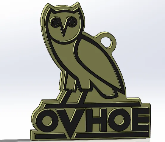 OVO Parody Keychain by Pine Design and Makes - MakerWorld