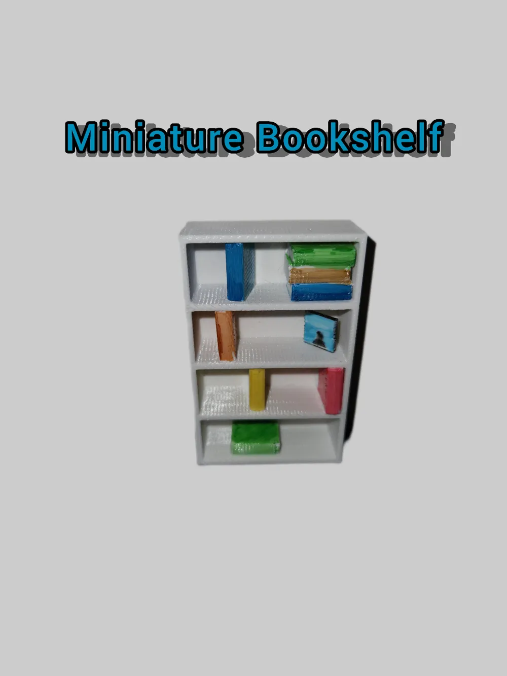 Mini Bookshelf by Henderson Modeling - MakerWorld
