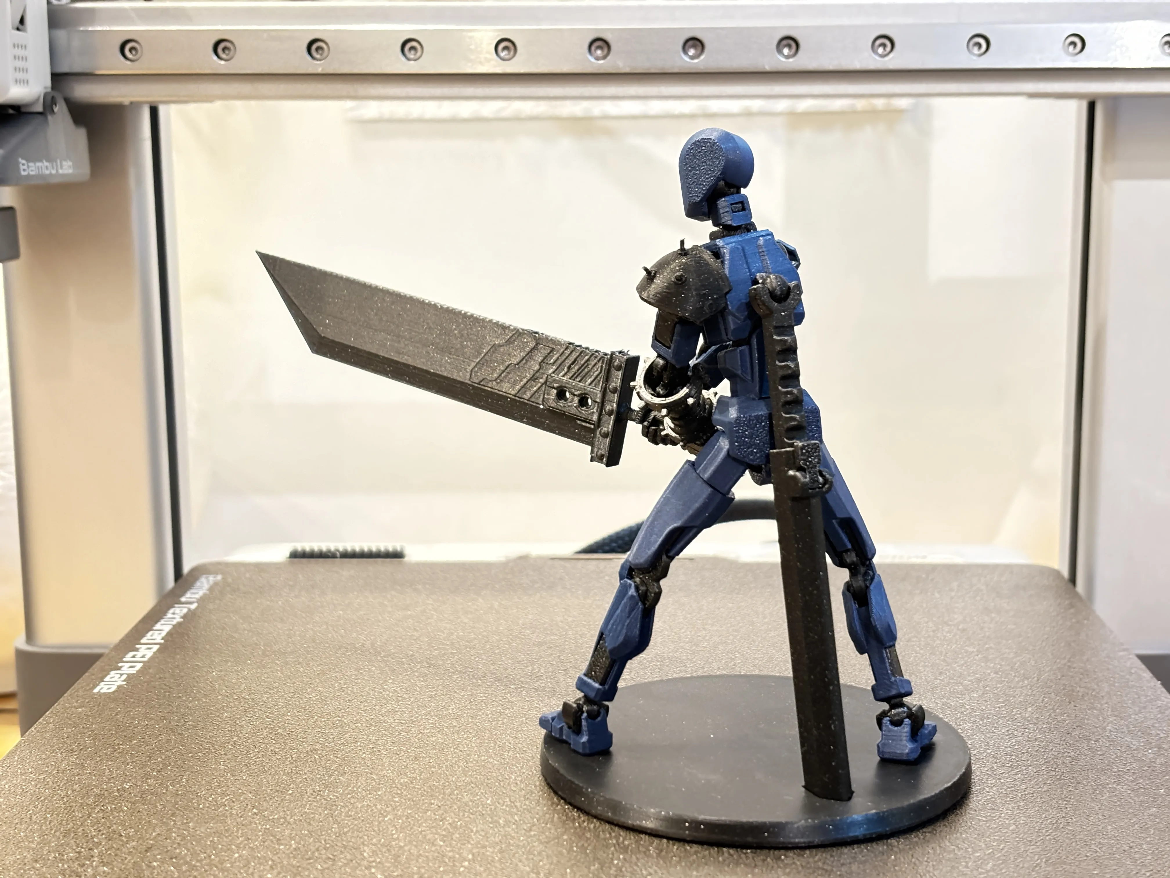 Cloud Strife (Dummy) 13 Remixed by carbon black MakerWorld: Download Free 3D Models