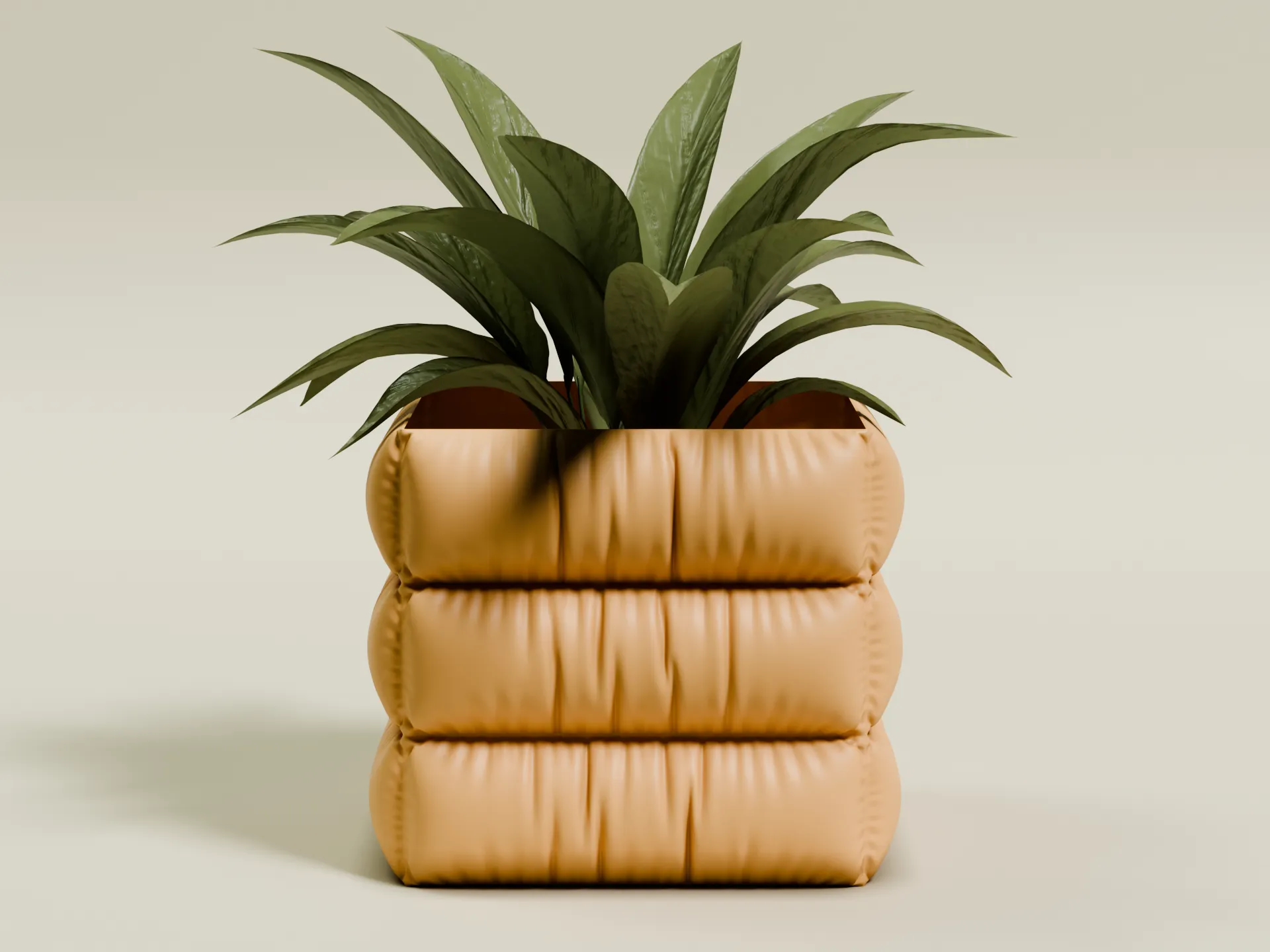 Cloth Plant Pot - Tilted Quilted (Com. Lic.) by Dossi - MakerWorld