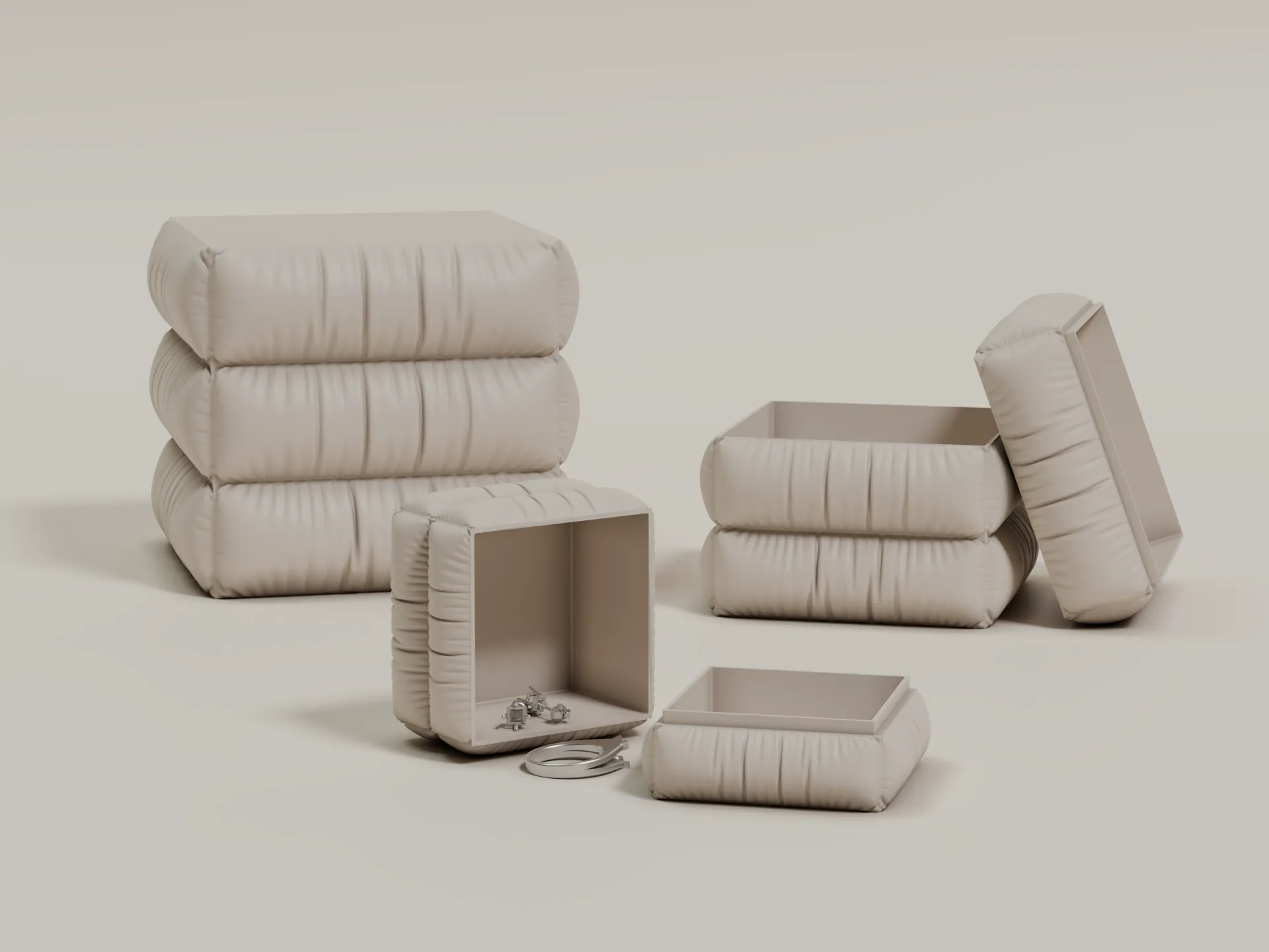 Cloth Plant Pot - Tilted Quilted (Com. Lic.) by Dossi - MakerWorld