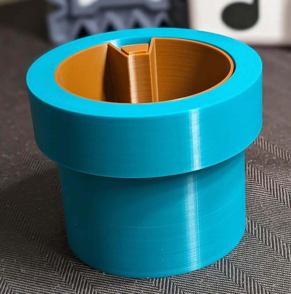 Planter Empty Block Super Mario Self-Watering 3" by anselor - MakerWorld