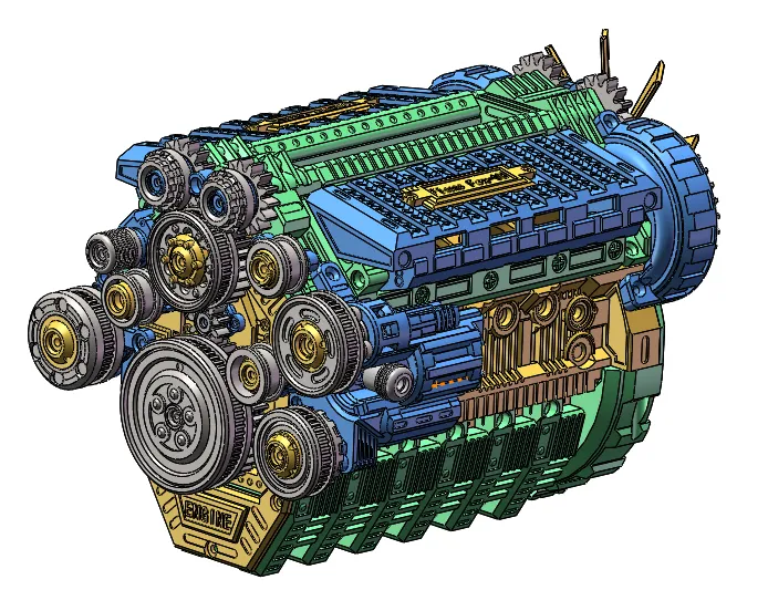 Flaming Fox V8 by WH MakerWorld: Download Free 3D Models