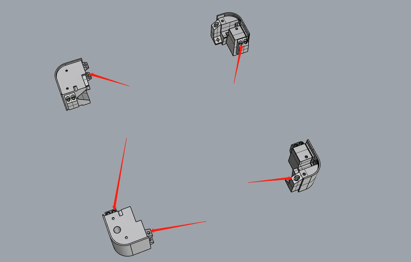 AMS Riser for X1C / P1P / P1S Enhanced Smart Cooling System by 董老爺 ...