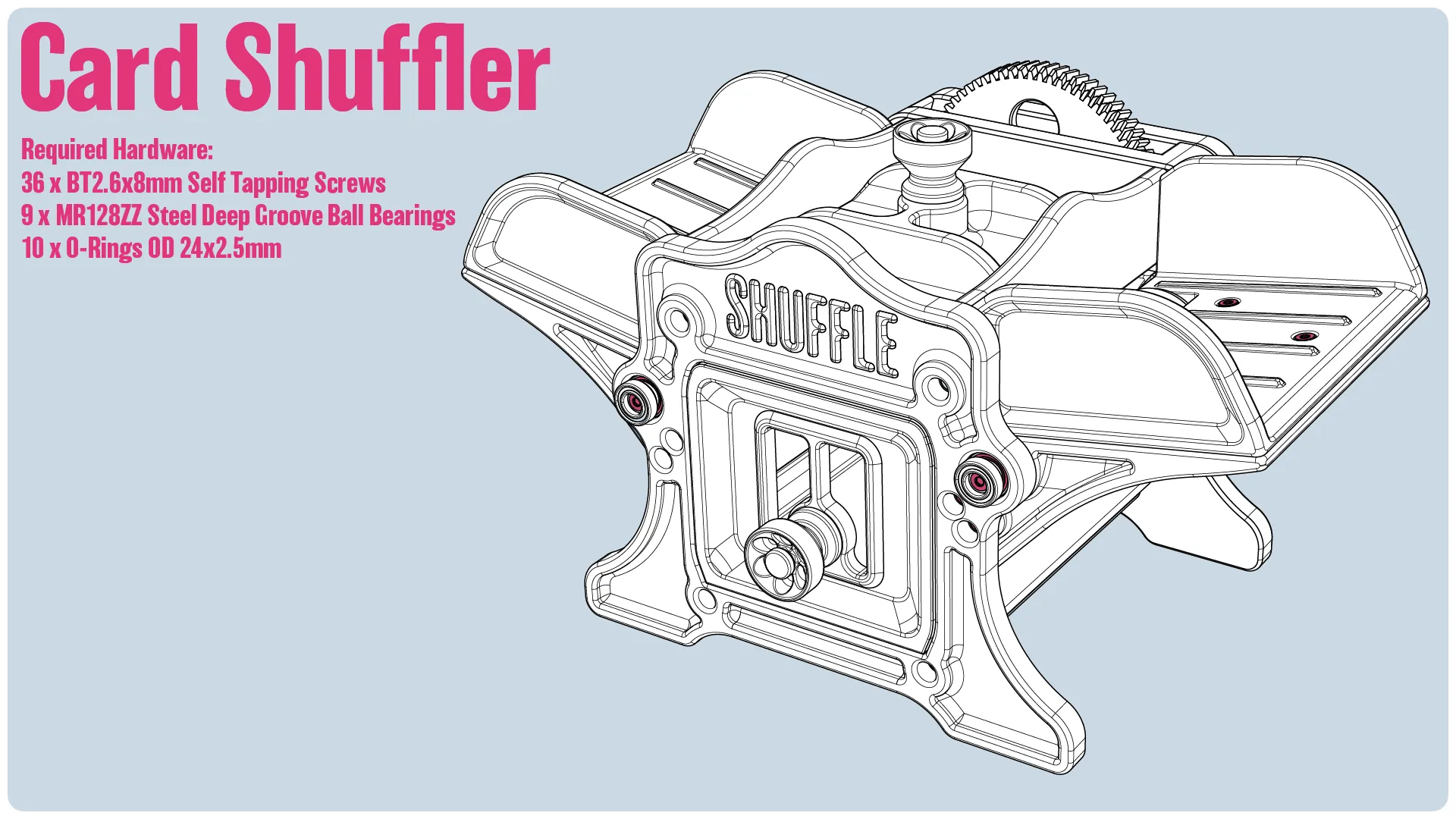 Card Shuffler - Free 3D Print Model - MakerWorld