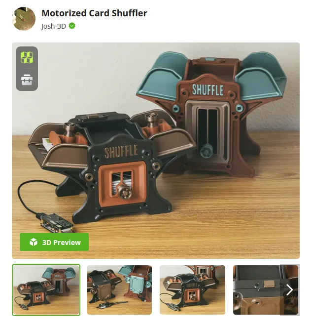 Card Shuffler - Free 3D Print Model - MakerWorld