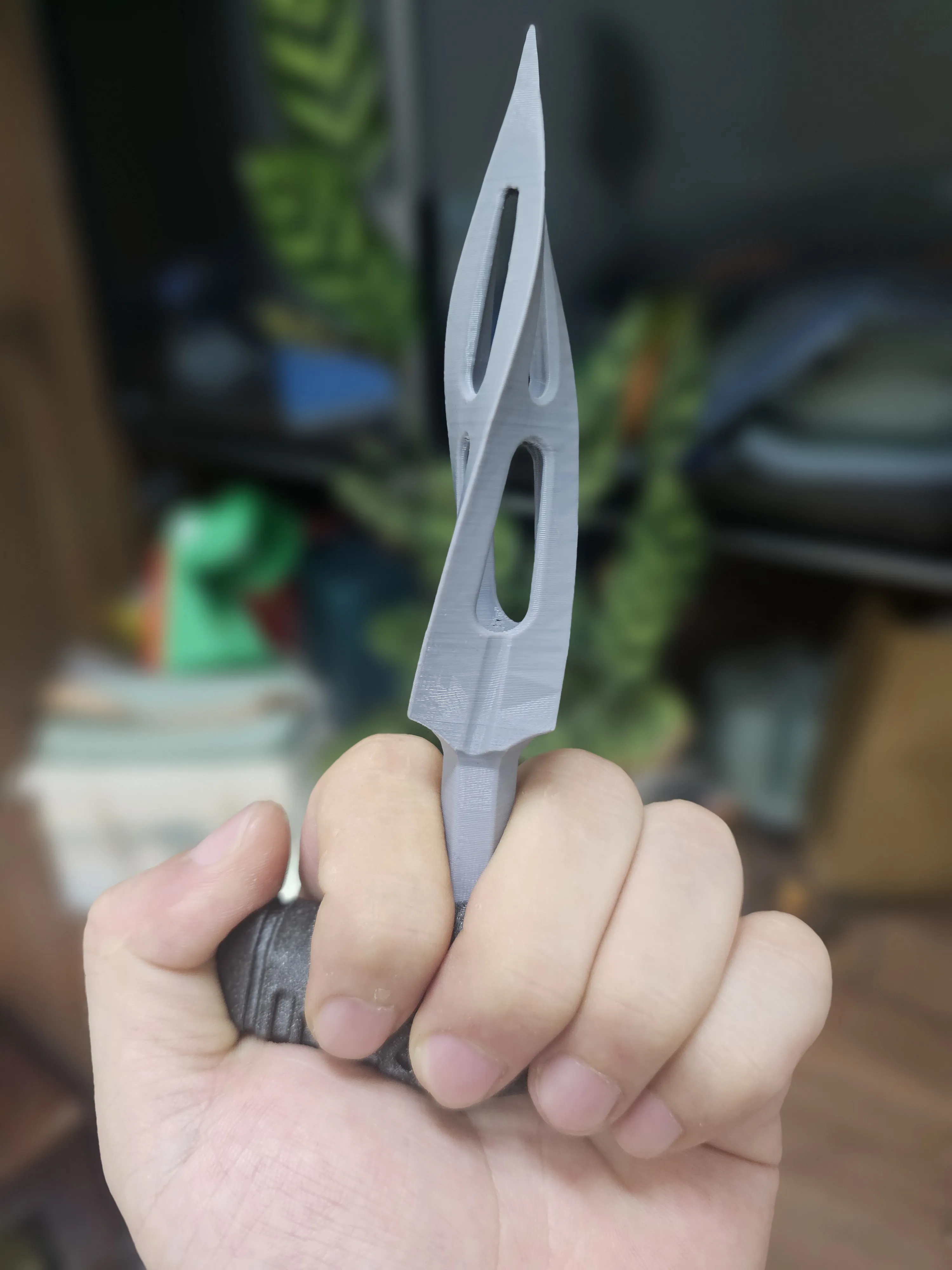 M48 Cyclone Push Dagger Toy Knife 玩具刀带鞘 by 补补觉去 - MakerWorld