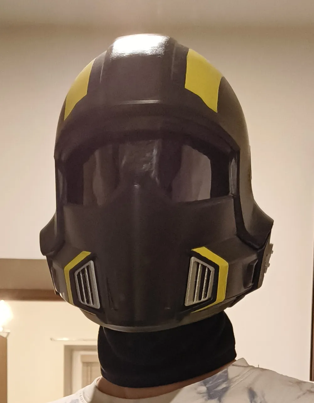 HELLDIVERS B-01 Tactical Helmet for BBL A1 Remixed by P.Etah MakerWorld: Download Free 3D Models