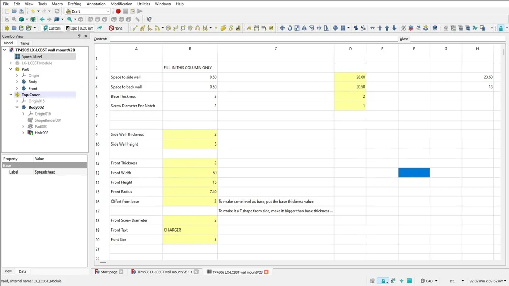 TP4056 LX-LCBST Charger Module Mount Parametric Remixed by projectronic ...