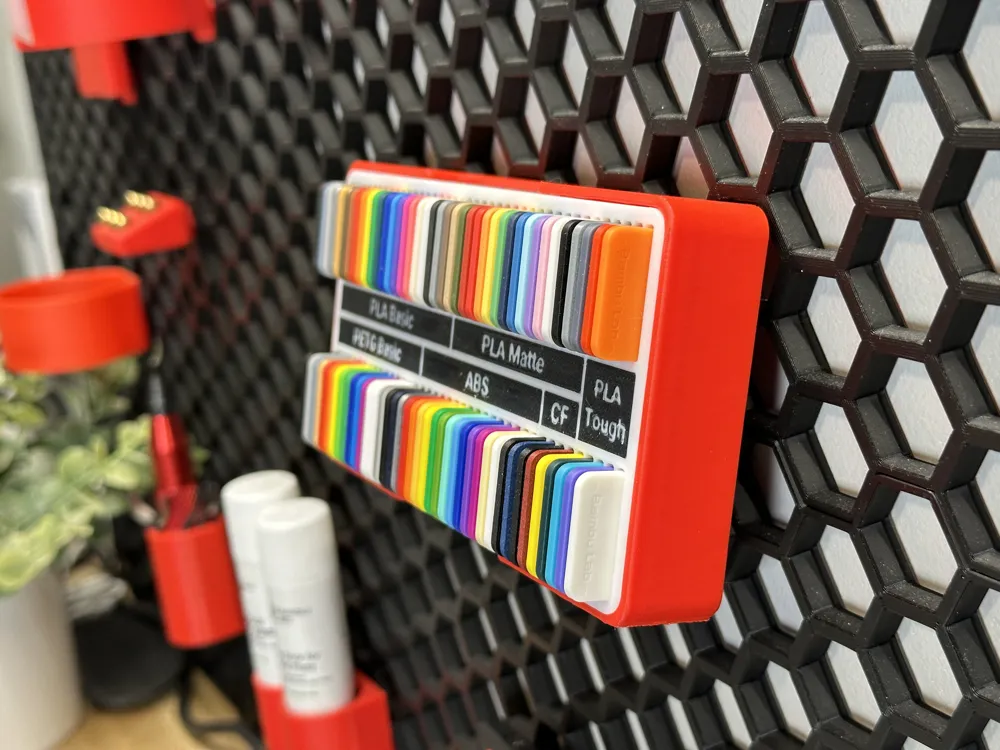 Filament Swatch Display Mount for HSW by Brad - FTBT 3D - MakerWorld