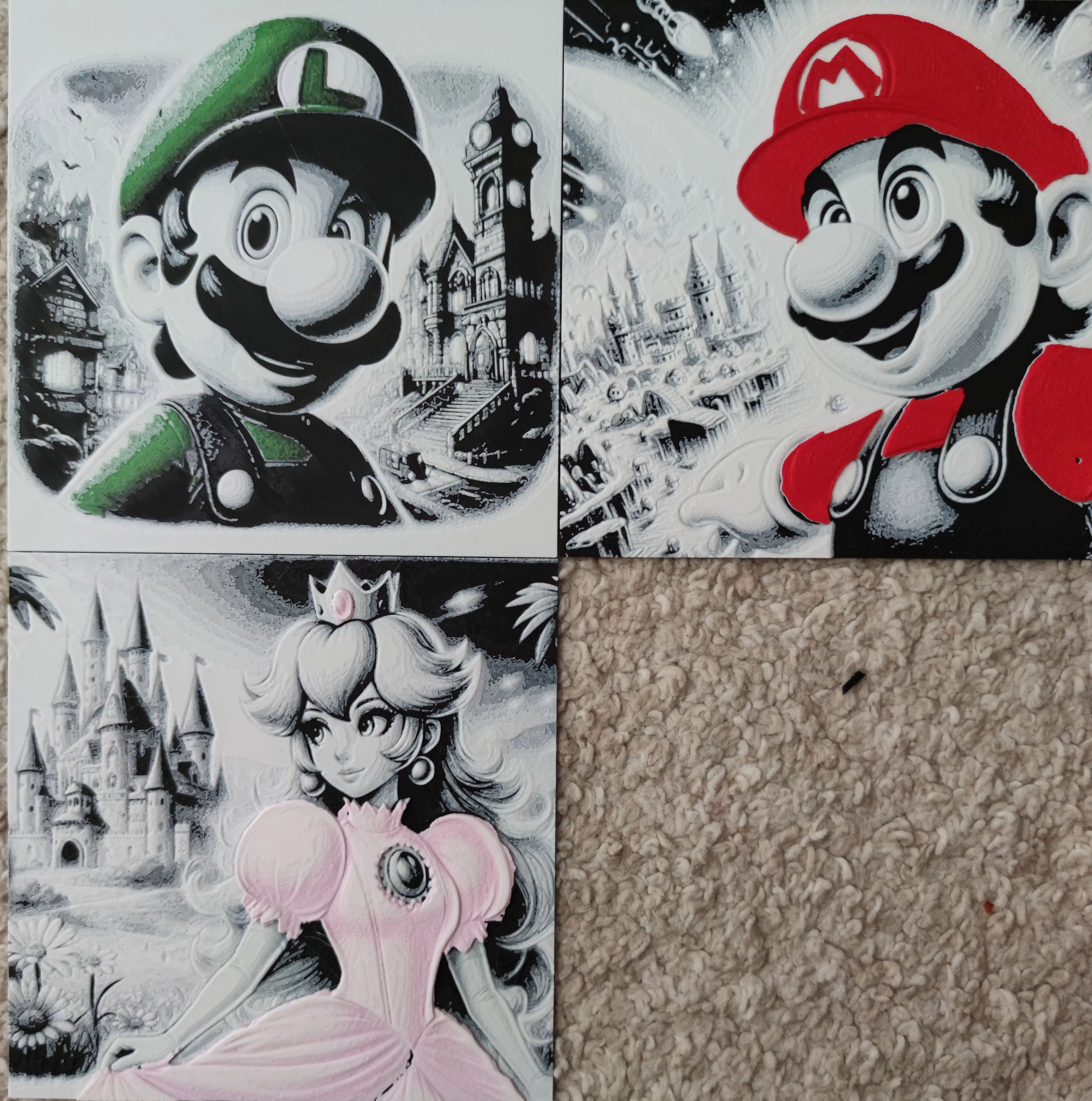 Hueforge Super Mario Bros by Litolunar MakerWorld: Download Free 3D Models