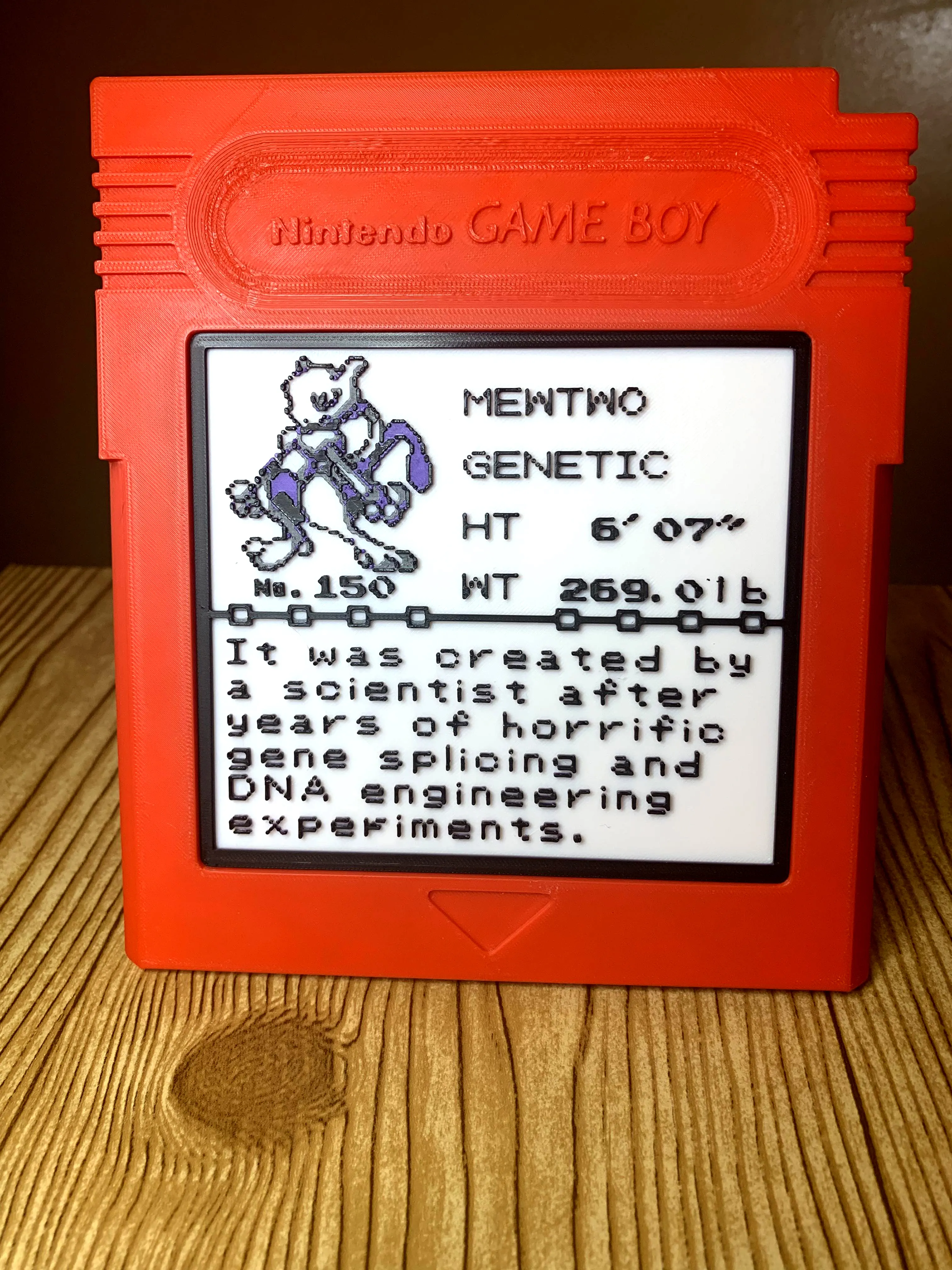 Pokemon Pokedex Mewtwo - Free 3D Print Model - MakerWorld