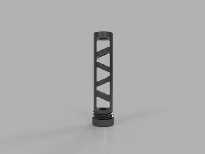 Mono baffle Suppressor l Silencer model by Seal Of The Sea - MakerWorld