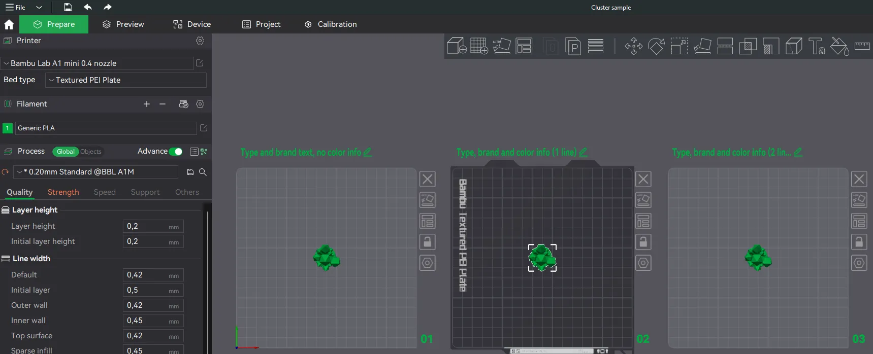 Crystal Cluster Material Sample by Zonique2k MakerWorld: Download Free ...