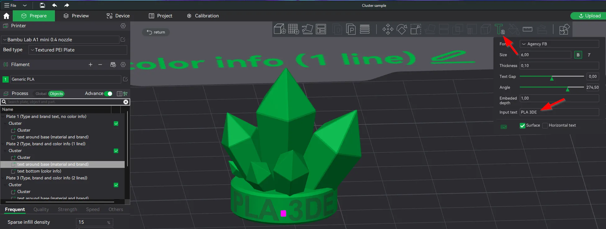 Crystal Cluster Material Sample by Zonique2k MakerWorld: Download Free ...