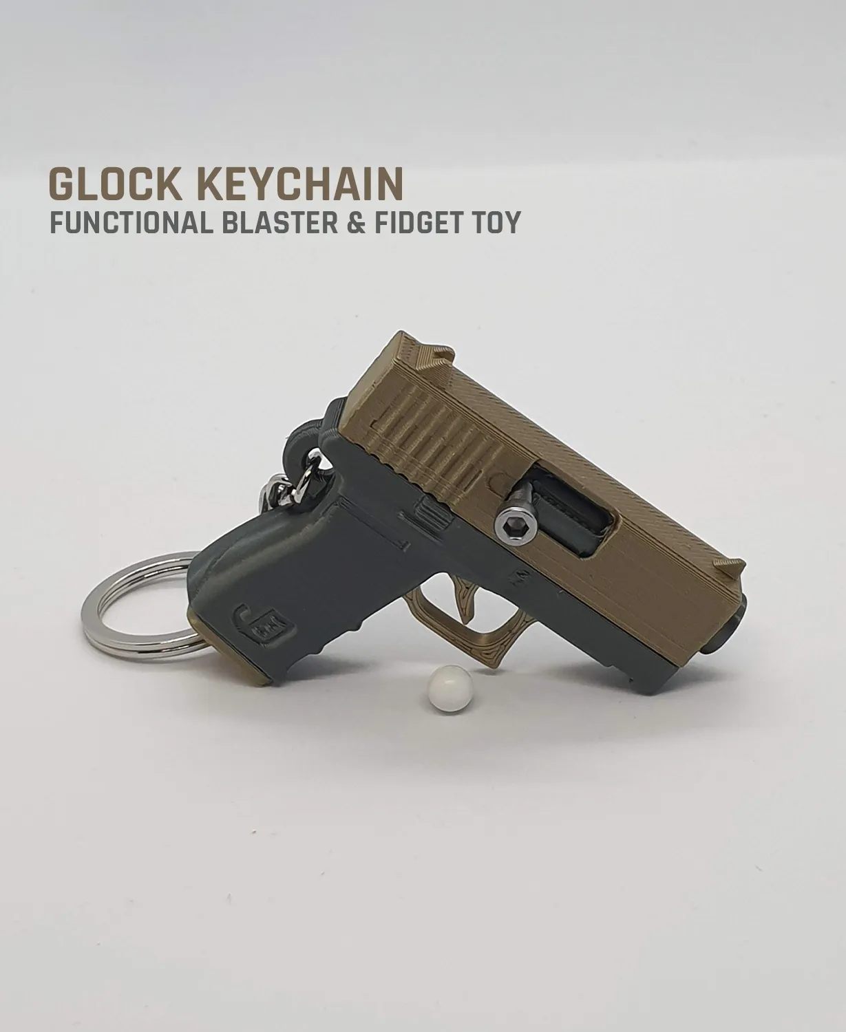 Bolt Action Rifle Keychain - Free 3D Print Model - MakerWorld