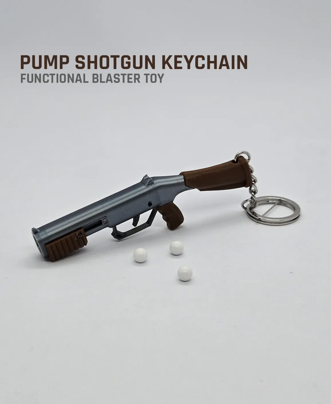 Bolt Action Rifle Keychain - Free 3D Print Model - MakerWorld