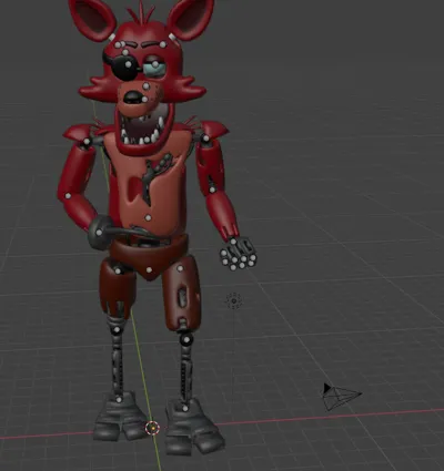 3d printed foxy - MakerWorld