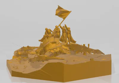 Helldivers Statue by Rae125 MakerWorld: Download Free 3D Models