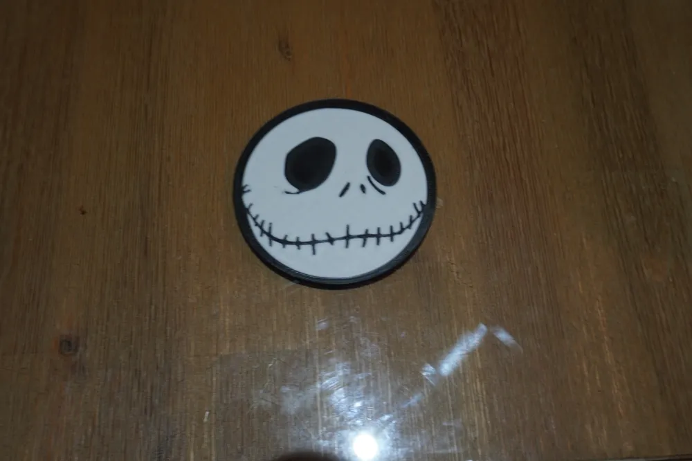 Jack Skellington coaster set with holder by user_3505658079 - MakerWorld