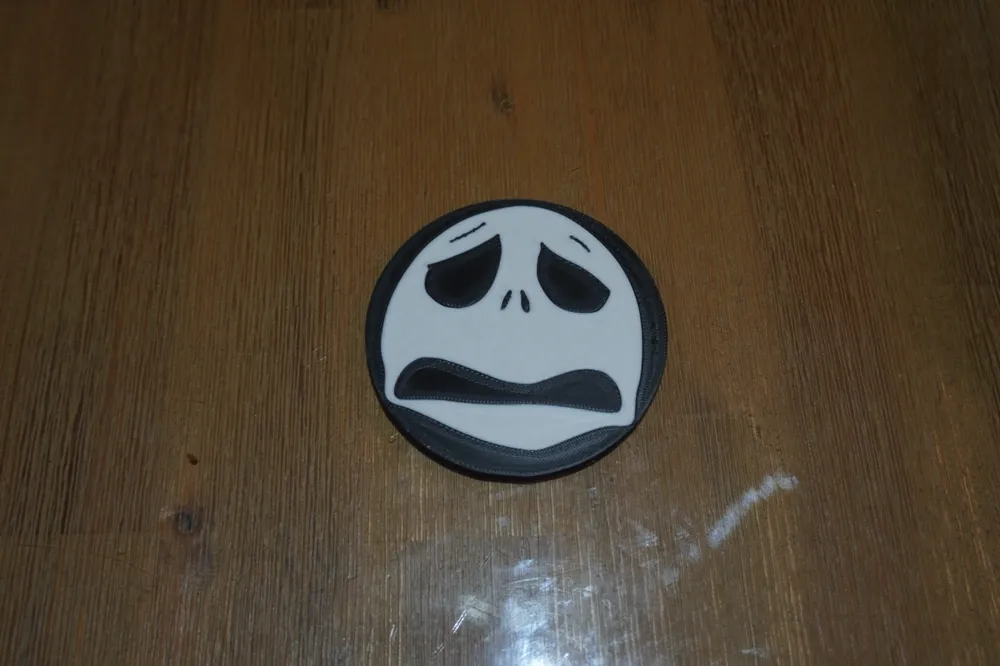 Jack Skellington coaster set with holder by Boocrewteam MakerWorld ...