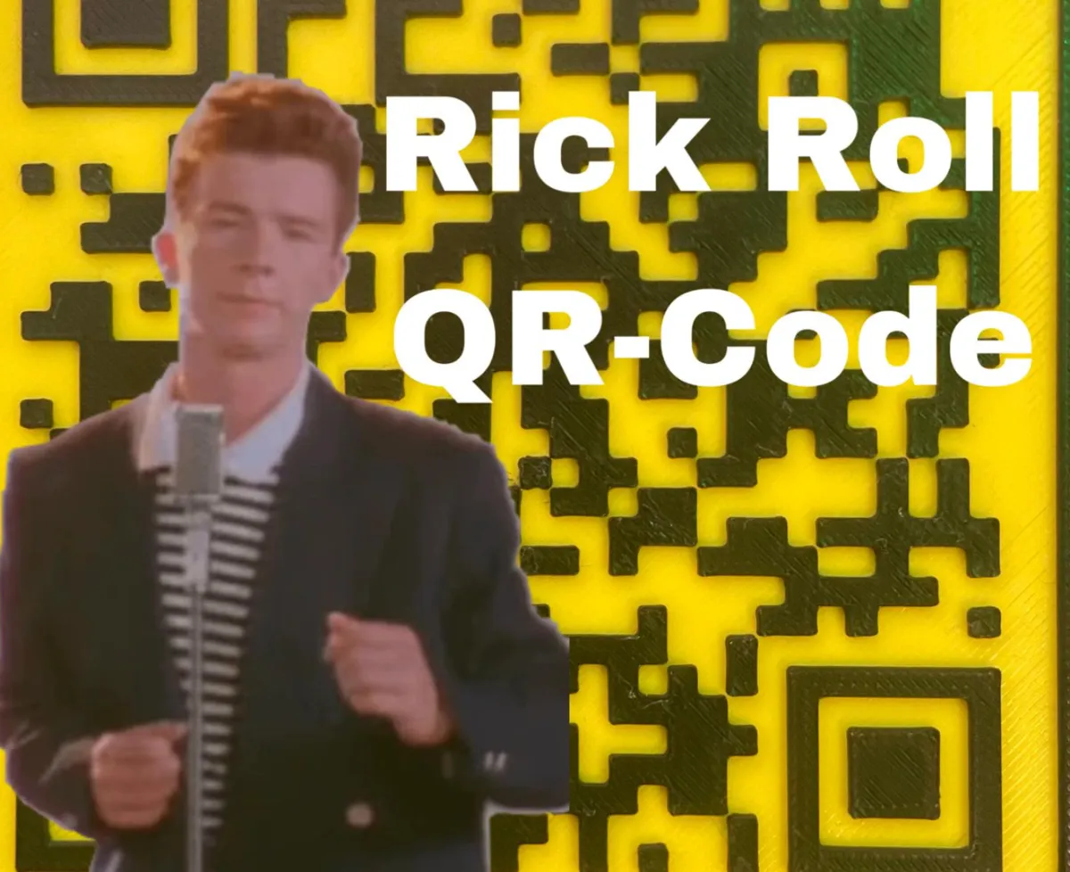 Code QR Rick Roll - Modèle d'Impression 3D Gratuit - MakerWorld