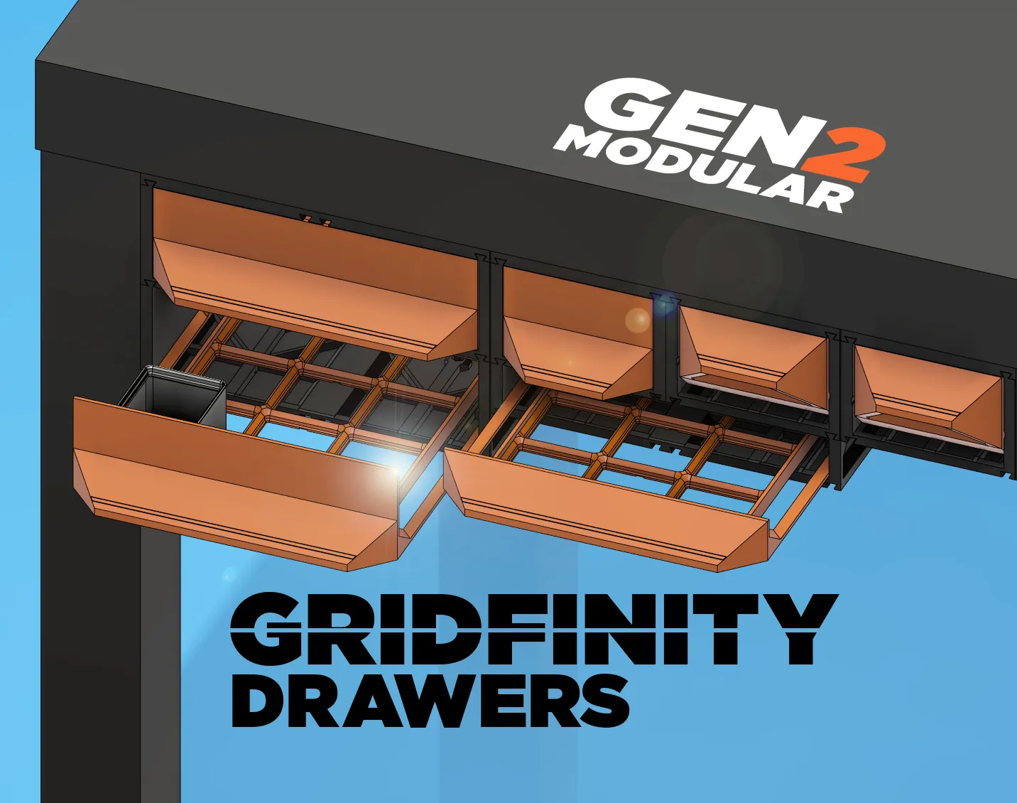 Gen2 Modular Lack Enclosure Drawers by Jerrari - MakerWorld