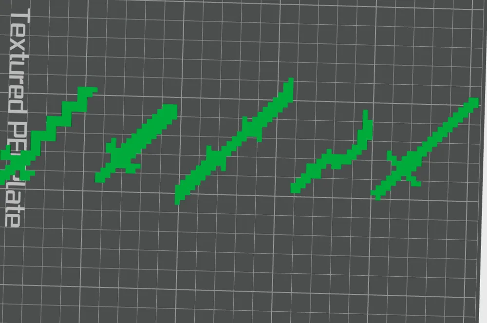 minecraft dungeons swords by Pimpek - MakerWorld