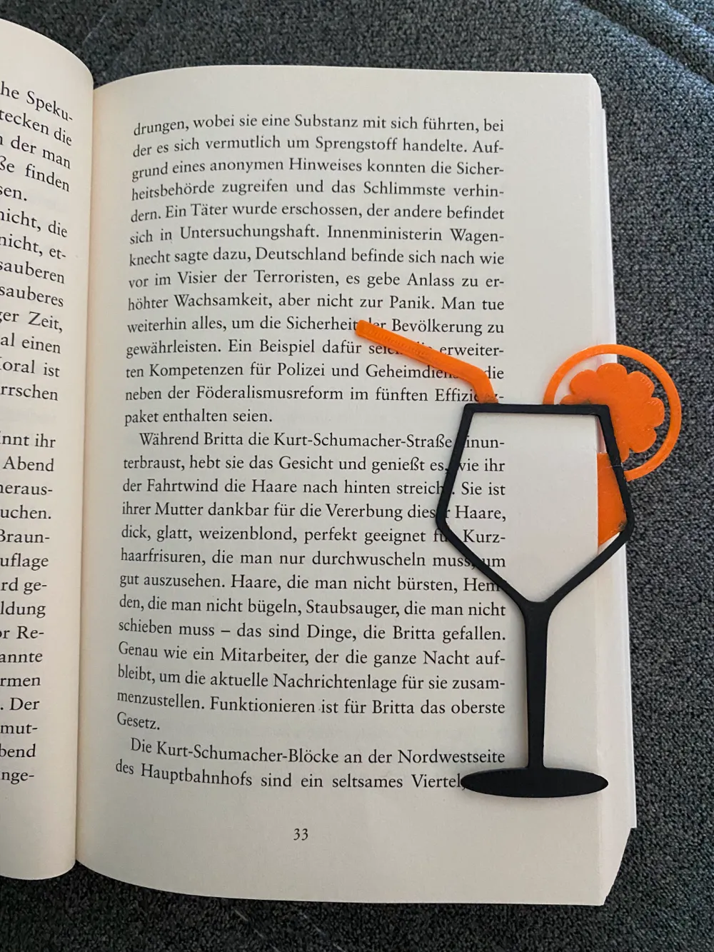 Aperol Lesezeichen – Kostenloses 3D-Druckmodell – MakerWorld