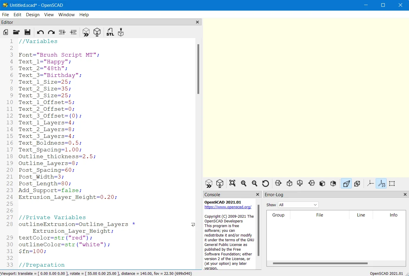 Cake Topper Generator by CCC MakerWorld: Download Free 3D Models