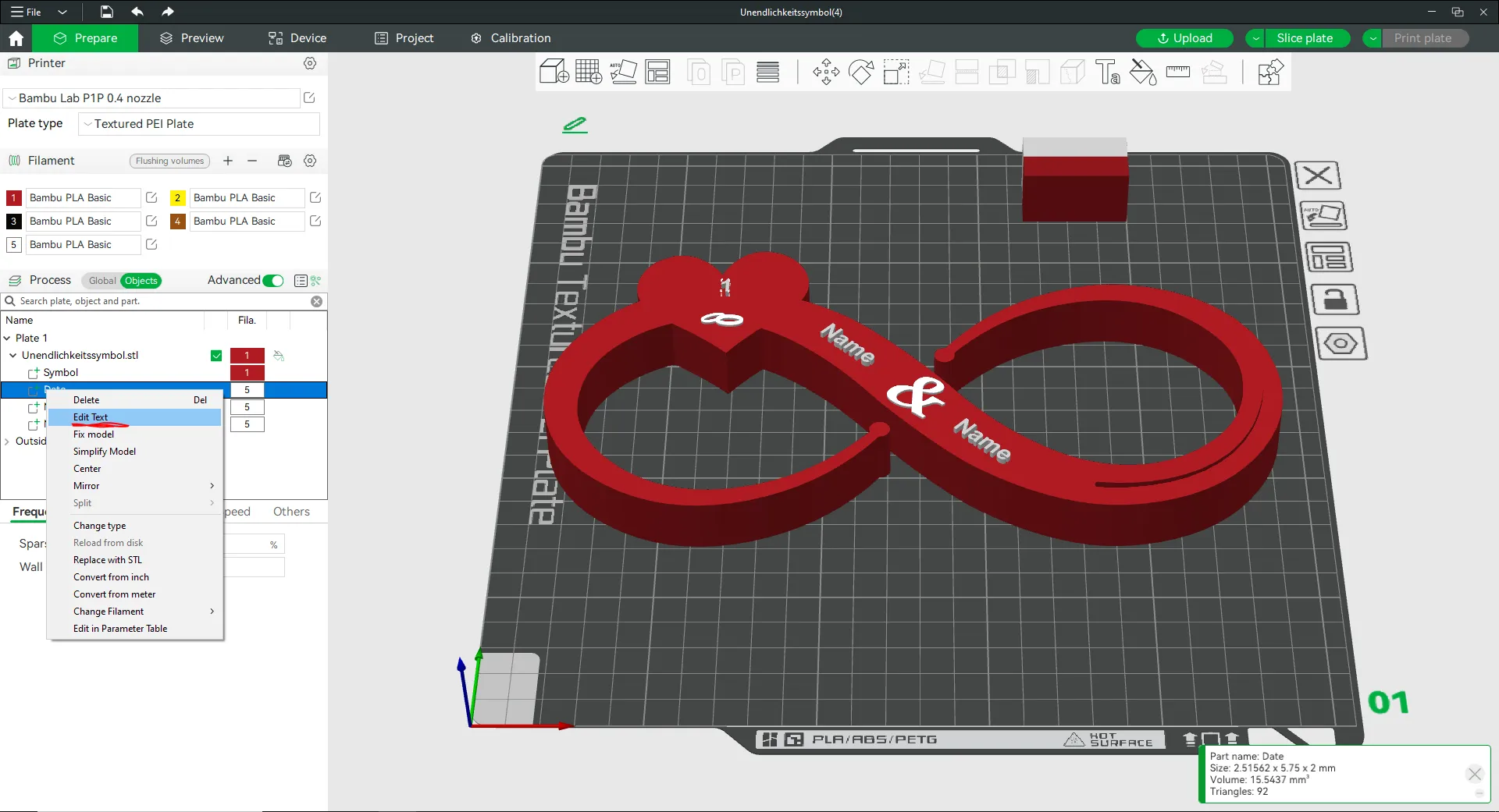 Infinity Symbol - Free 3D Print Model - MakerWorld