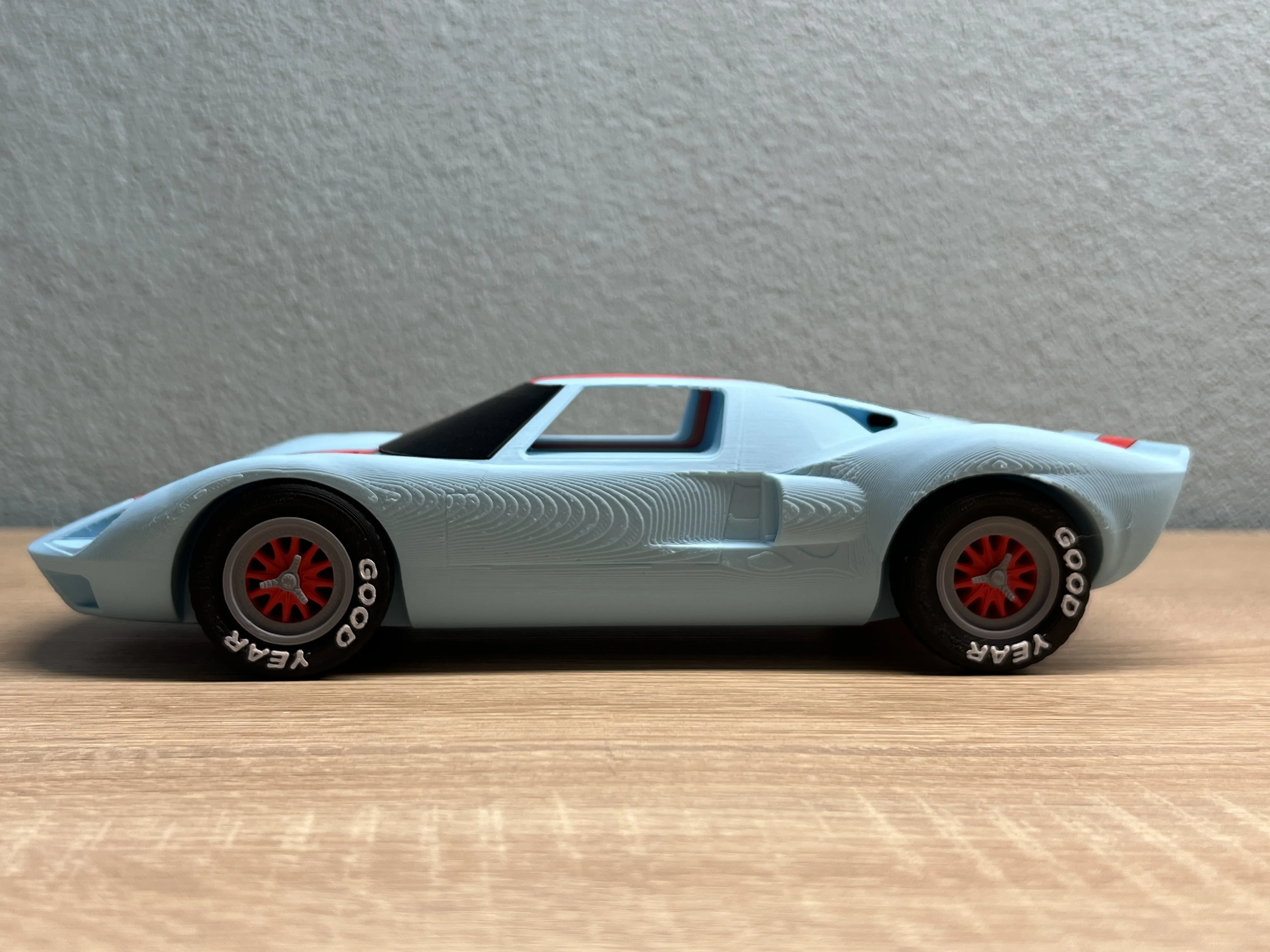 1966 Ford GT 40 Le Mans - Free 3D Print Model - MakerWorld